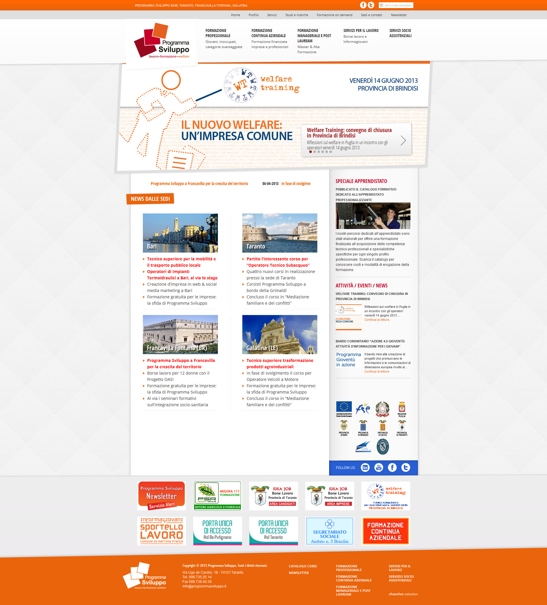 Programma Sviluppo: formazione professionale, aziendale e servizi per ...